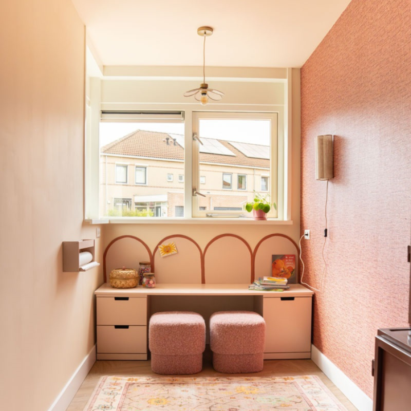 Bestel de Poef Kelso roze van By-Boo eenvoudig bij Fleur.nl.